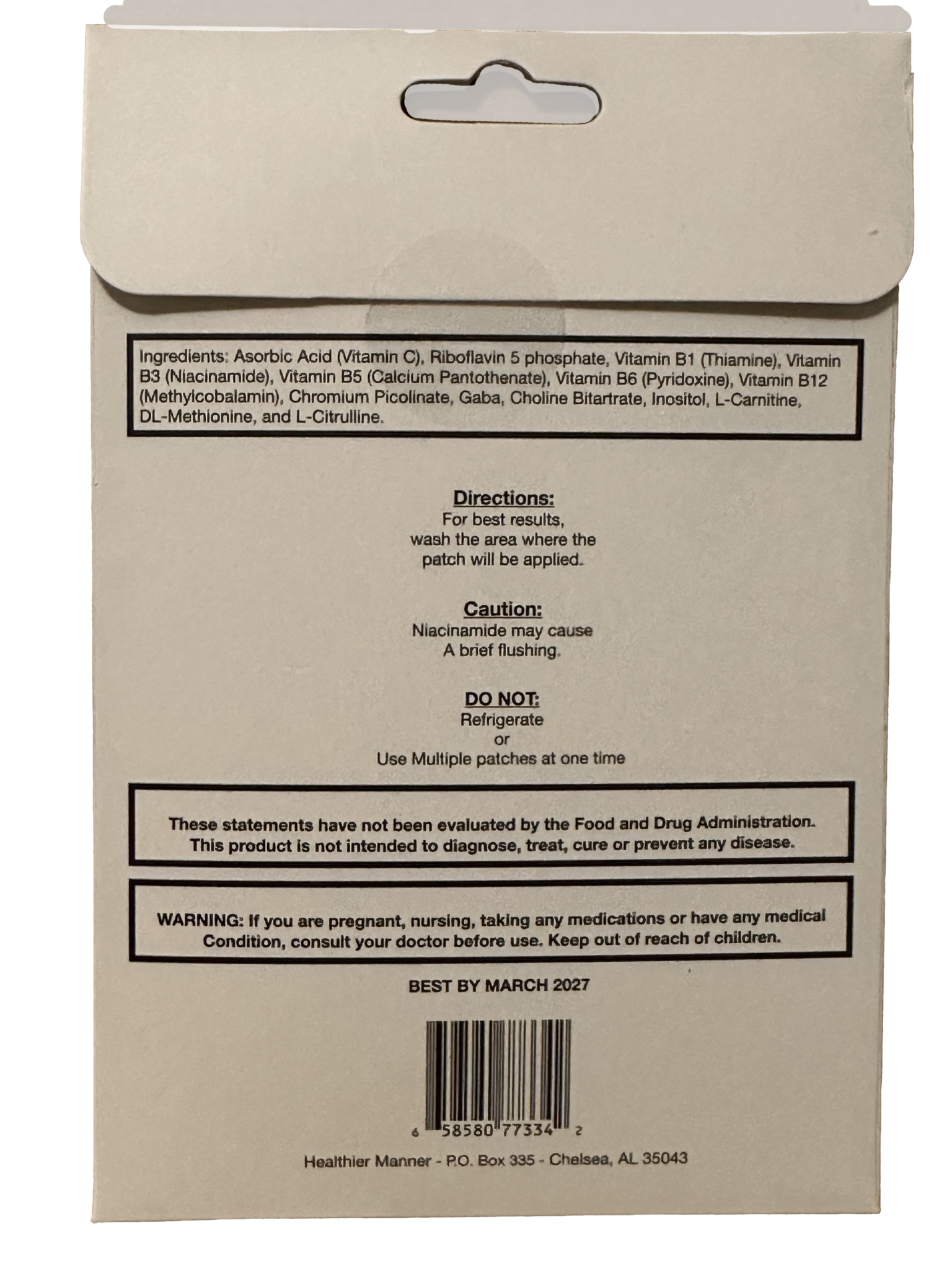 Lipovite Patch for Weight Loss | Healthier Manner