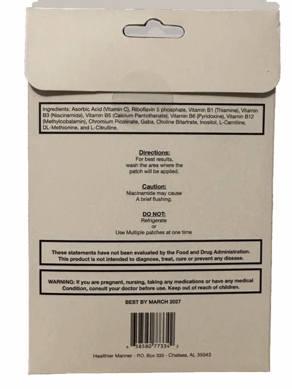 Lipovite Patch for Weight Loss | Healthier Manner