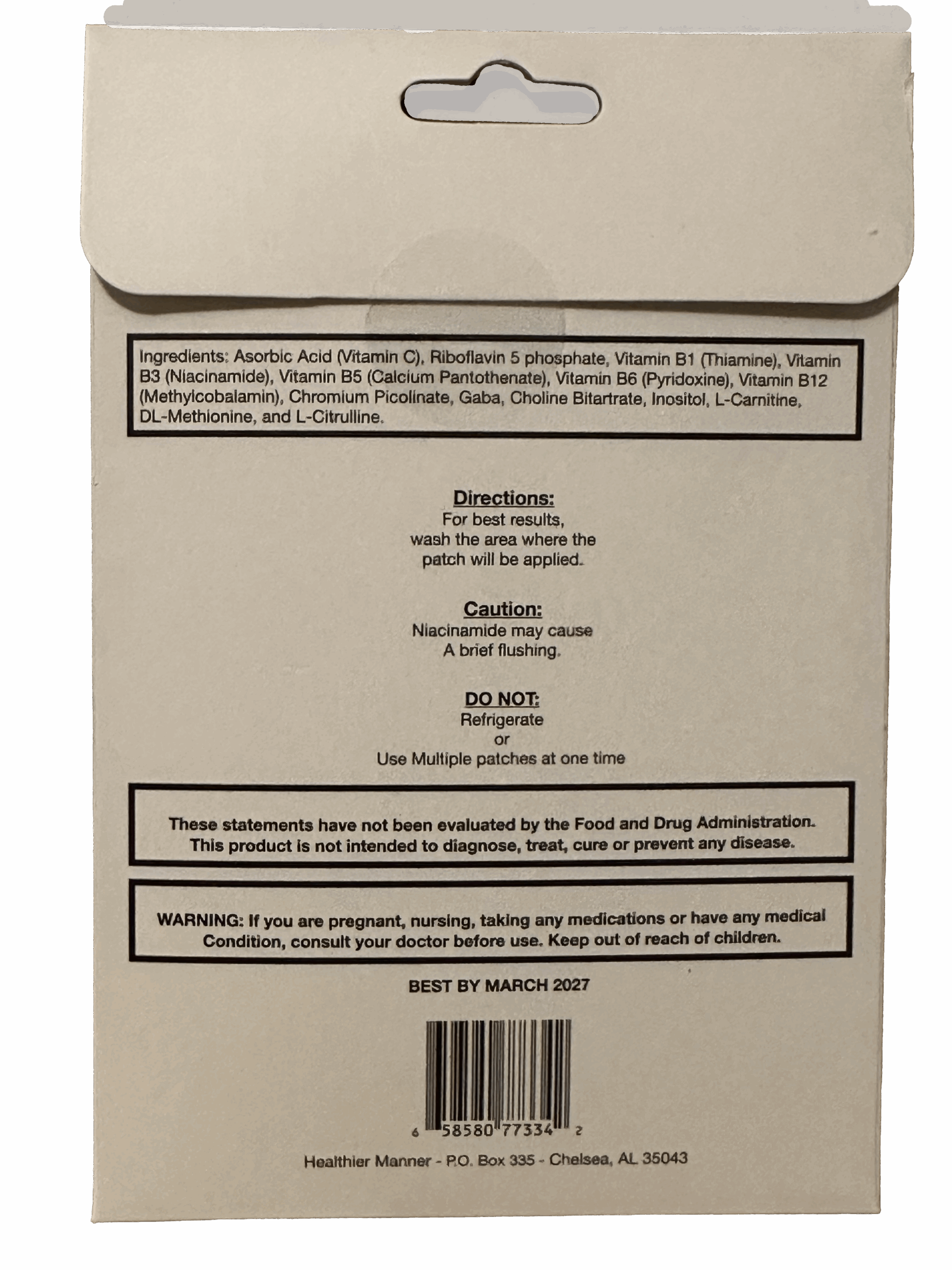 Lipovite Patch for Weight Loss | Healthier Manner